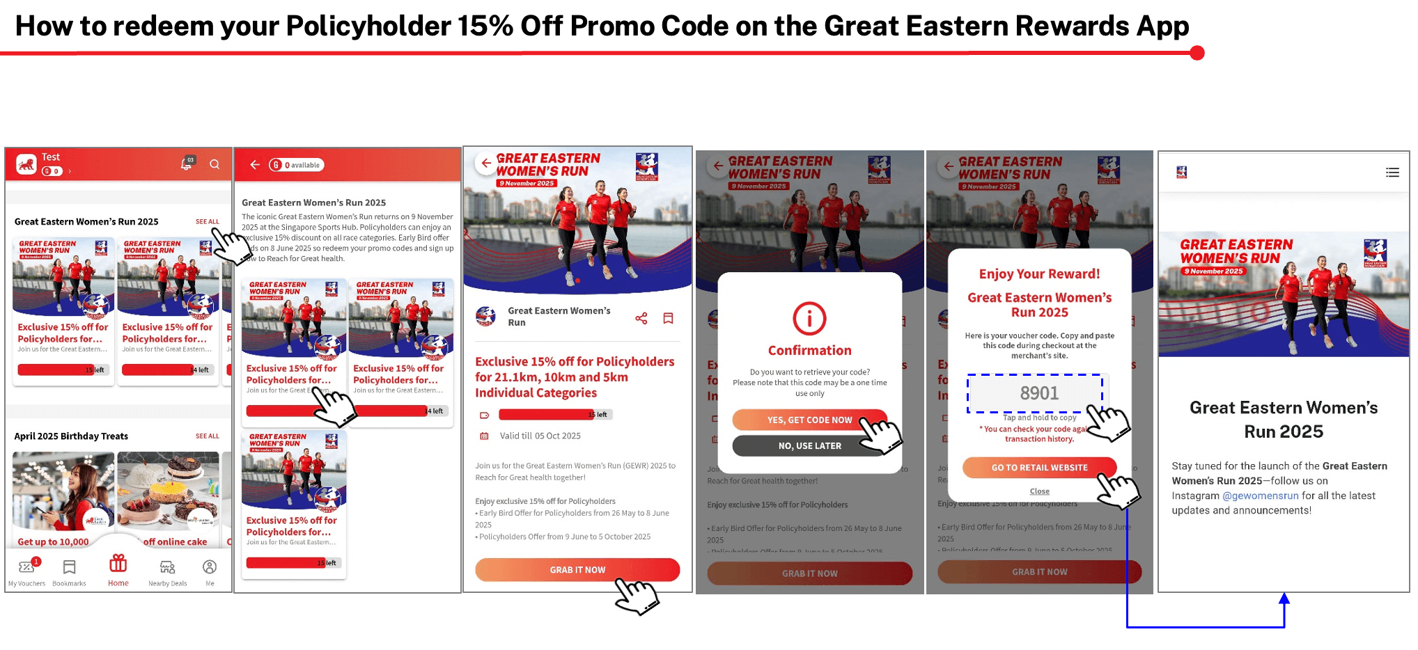 Step 1: Login to the Great Eastern Rewards App. If you do not have the ...